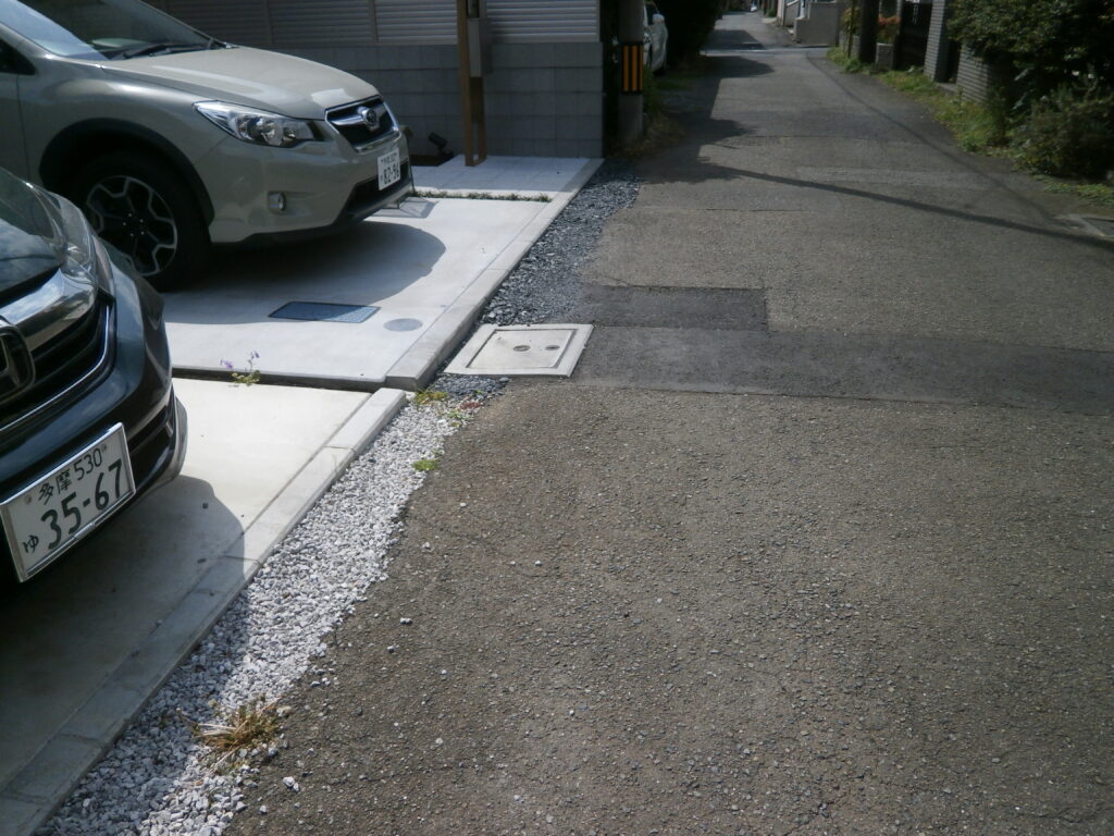 国立市 A様邸 植栽を限定的に | お庭,外構,門まわり,駐車場 | オーニング・ウッドデッキ専門 テンパル多摩販売
